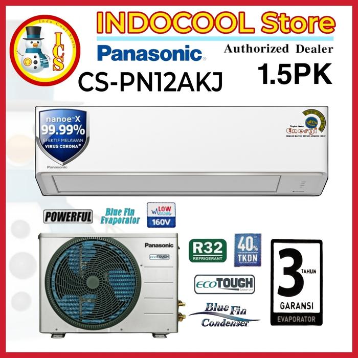Jual Ac Panasonic Split 1.5 PK CS-PN12 Deluxe Standard Nanoe Filter ...