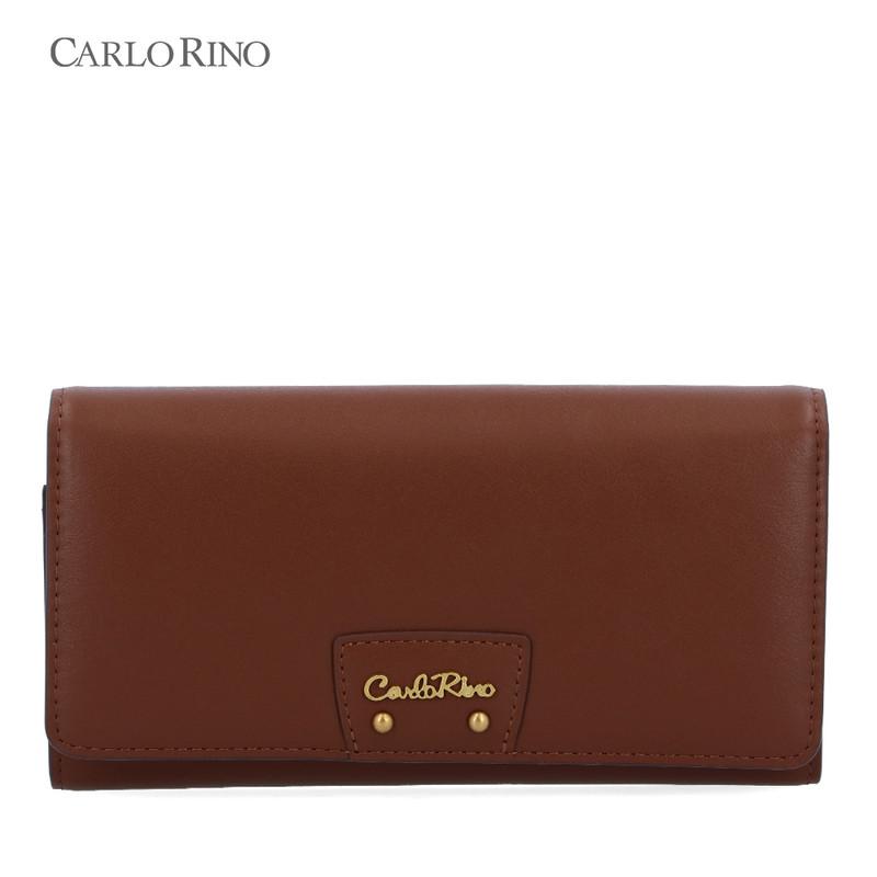 Carlo Rino Dark Brown Elegance Guard 2-Fold Long Wallet - TikTok Shop ...