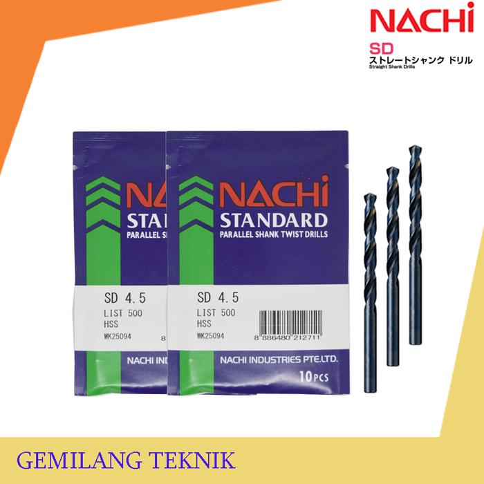 Jual Mata Bor Besi Nachi 4.5mm Hss - Kota Bekasi - Gemilang Teknik_NEW ...