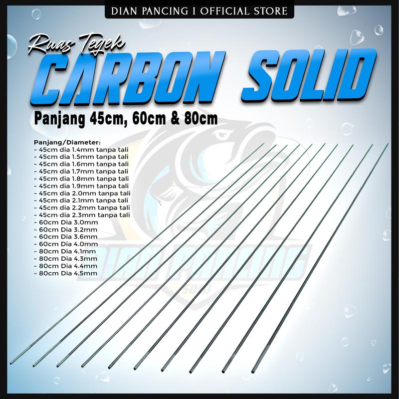 Ujung Joran Pancing / Ujung Tegek / Cardet Bahan Carbon Soli - Shop ...