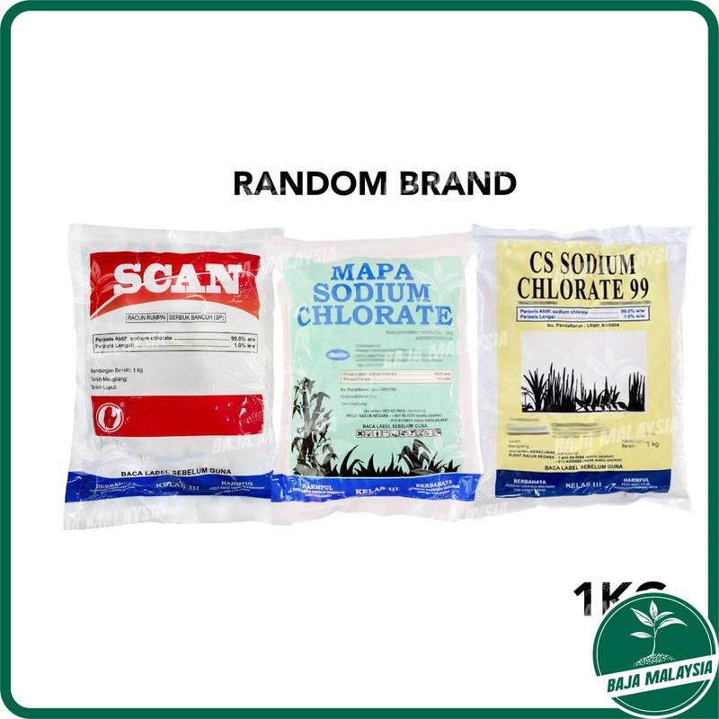 SODIUM CHLORATE 99% 1kg Mixture Grass Killer Same With Scan Mapa CS BL ...