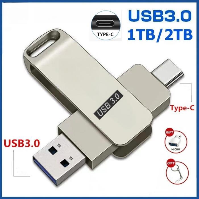 Promo 2TB 3in1 USB3.0 flash drive type c/Micro 1TB high-speed OTG USB ...