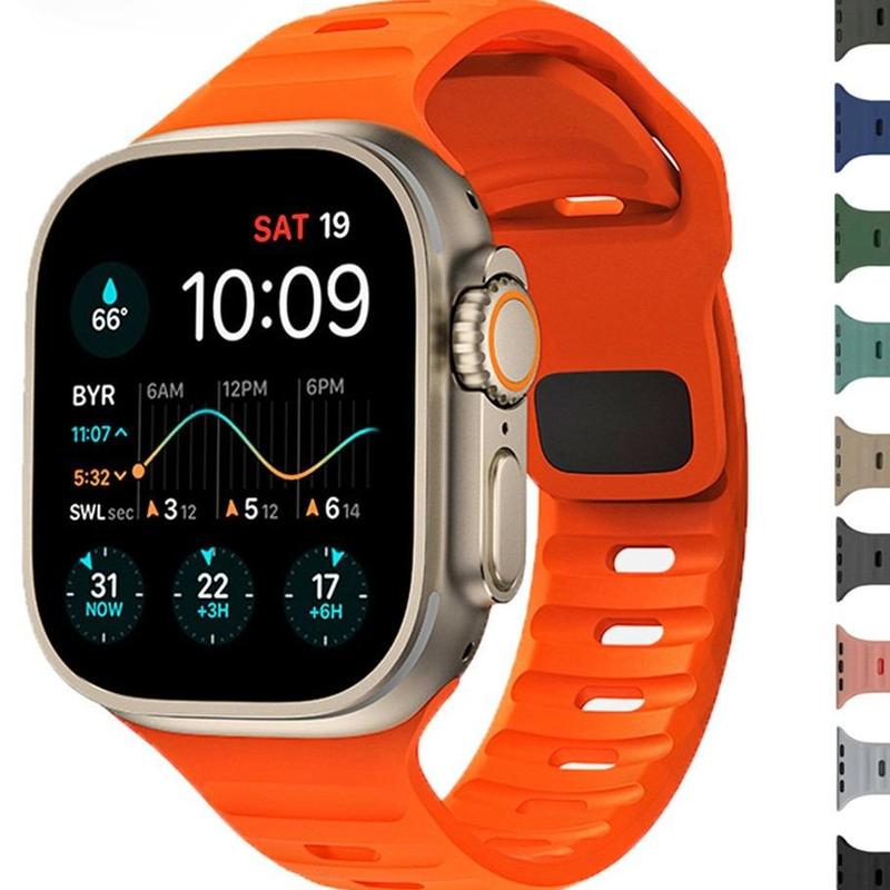 Silicone Sport Strap for Smart Watch Iwatch Ultra 2 49mm 9 8 - TikTok ...