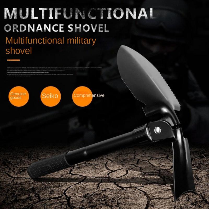 (Fishing Supplies)Multi Functional Engineer Shovel Shovel Camping ...