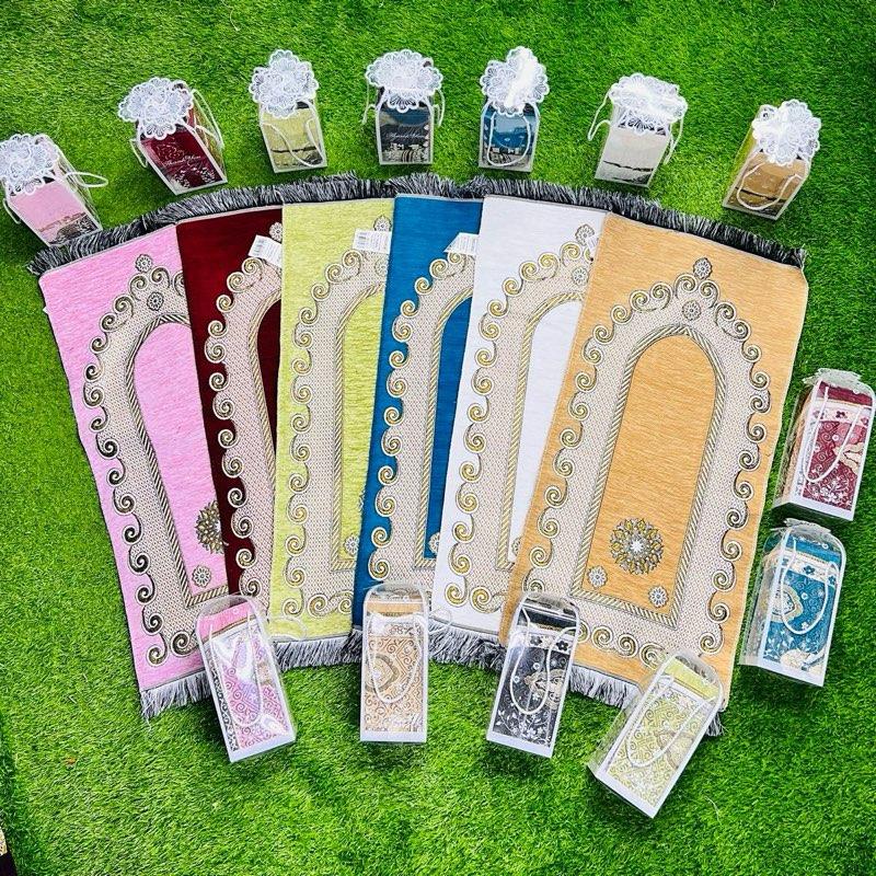 1 Set (10pcs) Sejadah With Transparent Bag Skali DoorGift Sejadah ...