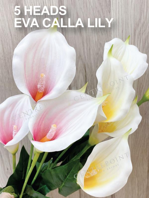 5 Heads Eva Calla Lily / Bunga Calla Lily - TikTok Shop Malaysia
