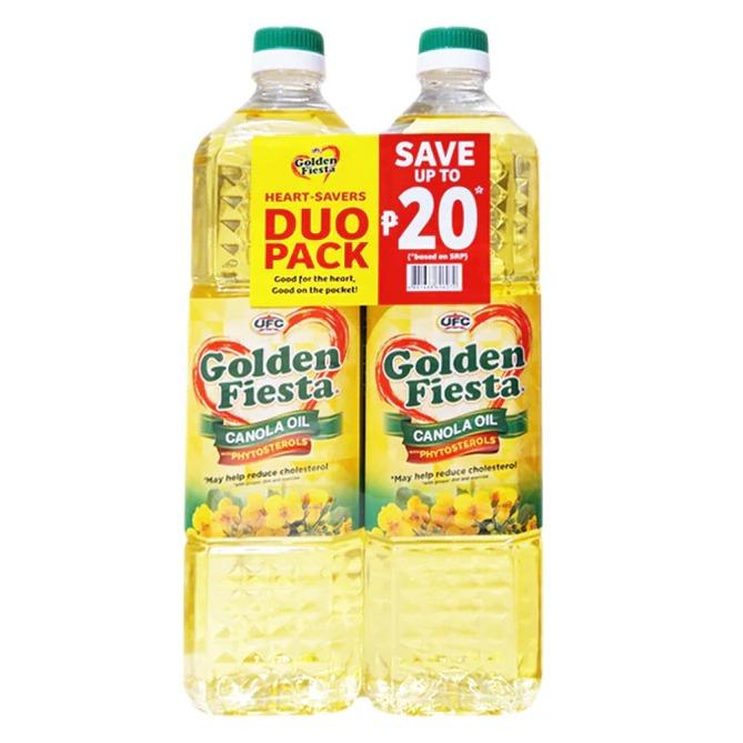 UFC Golden Fiesta Canola Oil 1L Duo Pack - TikTok Shop Philippines