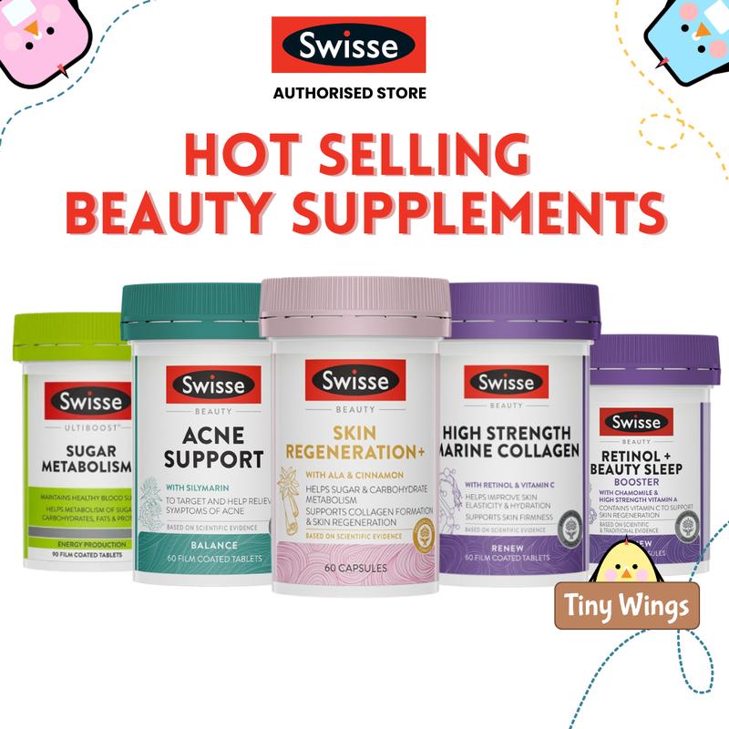 Swisse Acne Support 60s | Swisse Skin Regeneration 60 Tablets Collagen ...