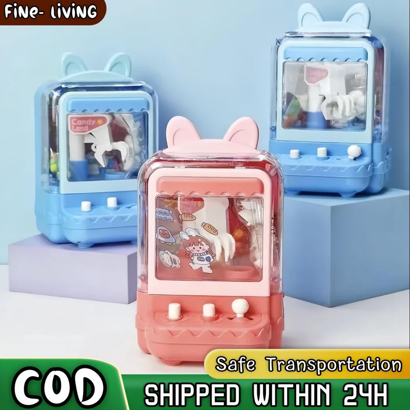 Mini Claw Machine Toys Crane Machine Clip Doll Machine Toys Arcade ...