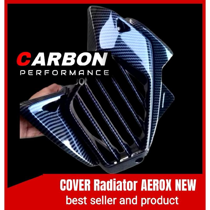 TUTUP RADIATOR AEROX NEW CARBON / tutup radiator aerox new carbon ...
