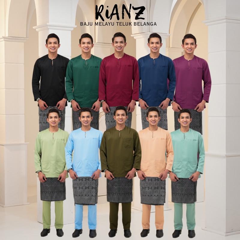 RIANZ BAJU MELAYU TELUK BELANGA (Leher Bulat) 3 POKET by ZafifaHq ...