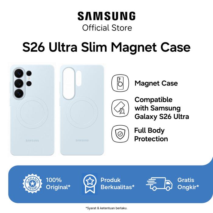 Promo Samsung Galaxy S26 Ultra Slim Magnet Case - Blue Cicil 0% 3x ...