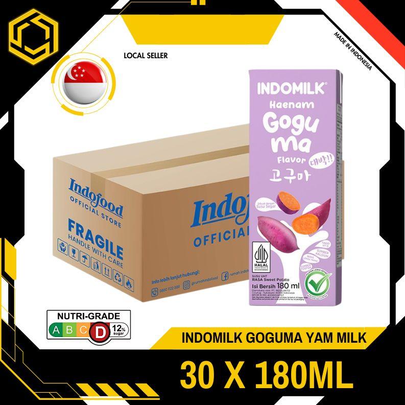 INDOMILK Korean Goguma Yam Milk 180ML X 30 (TETRA) - TikTok Shop Singapore