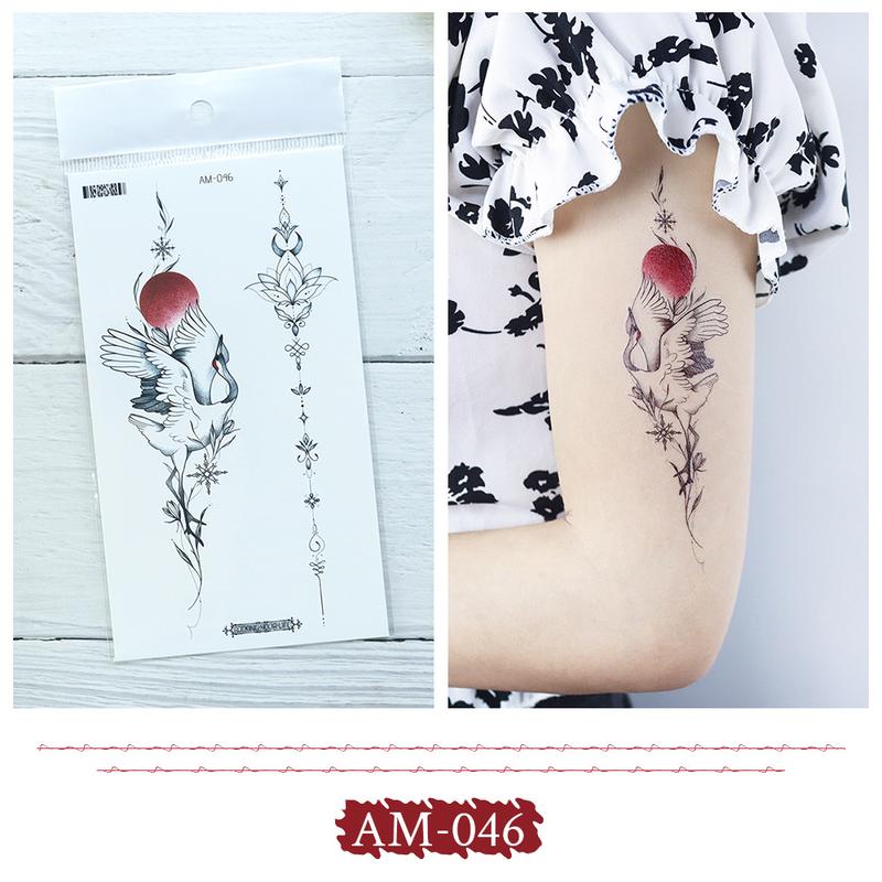 Stiker Tato Temporer /Stiker Tato Tahan Air/Sticker Tattoo Temporary ...