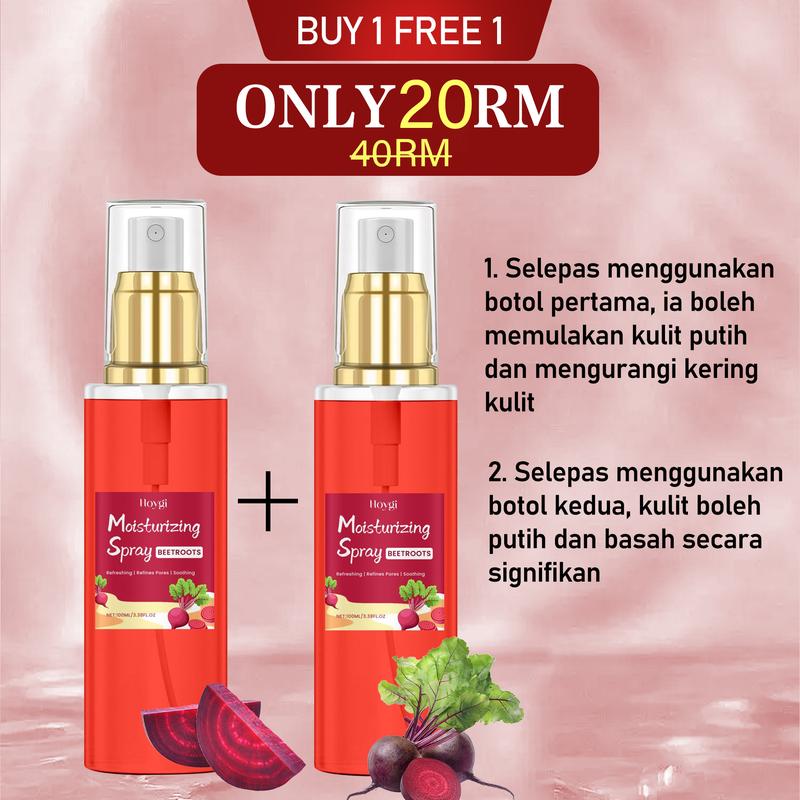 Semburan Pemutih dan Pelembap Beetroots, 1-2PCS, dengan Beetroot ...