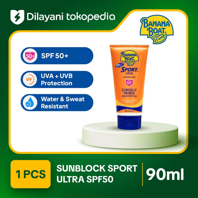 Banana Boat Sunblock Sport Ultra SPF50 Plus 90 ml - Shop | Tokopedia