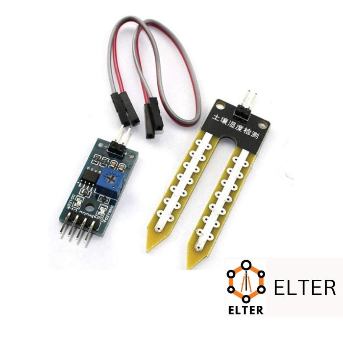 Soil Moisture Sensor Sensor Kelembaban Tanah + Modul Kontrol - Shop ...