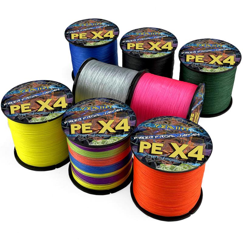 YEMIHT 4X Braided Fishing Line 1000M Carp Fishing Line Multifilament ...