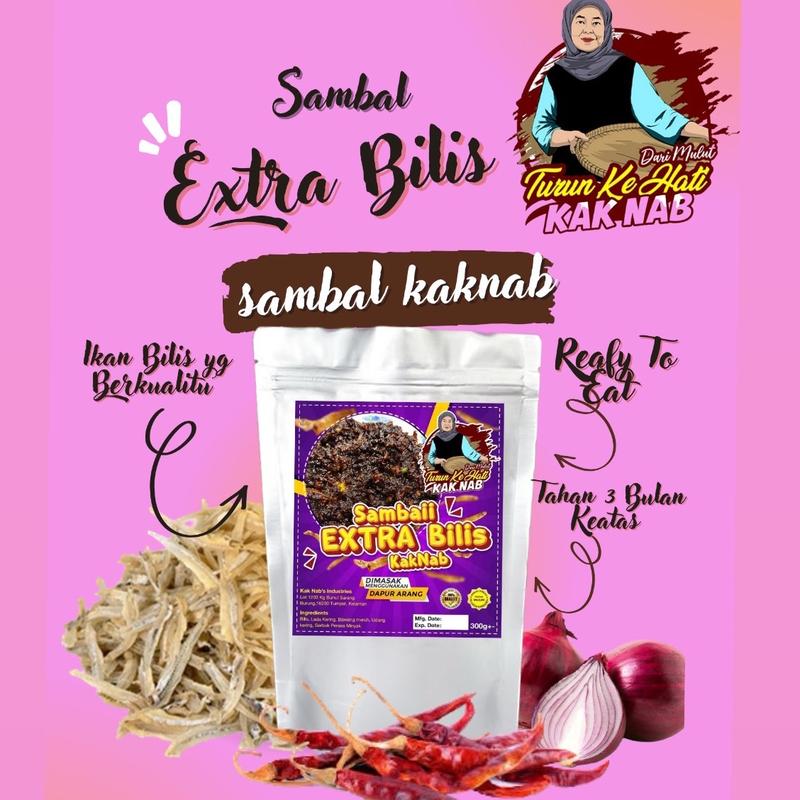 Kaknab Sambaii ExtraBilis (1 Pek 300g) - TikTok Shop Malaysia