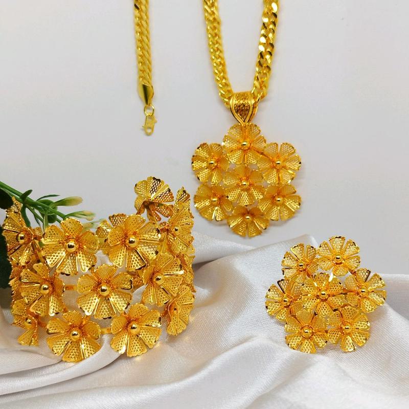 set terbaru gelang kalung bunga - Shop | Tokopedia