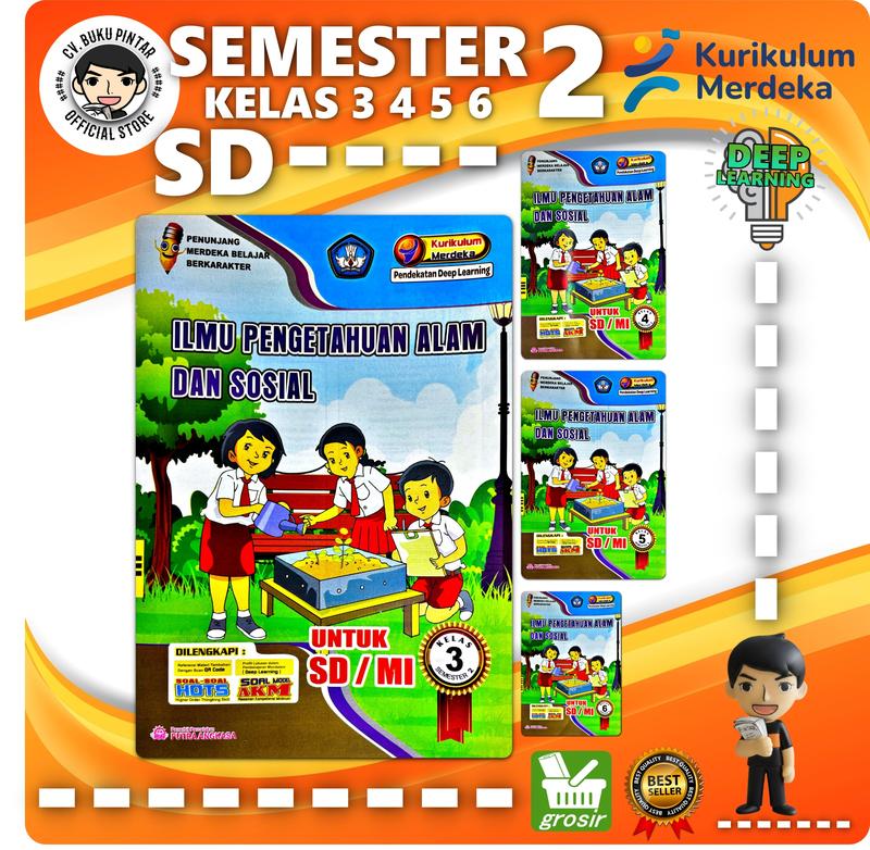 LKS SD KELAS 1 2 3 4 5 6 SEMESTER 2 TERBARU 2025-2026 Deep Learning ...