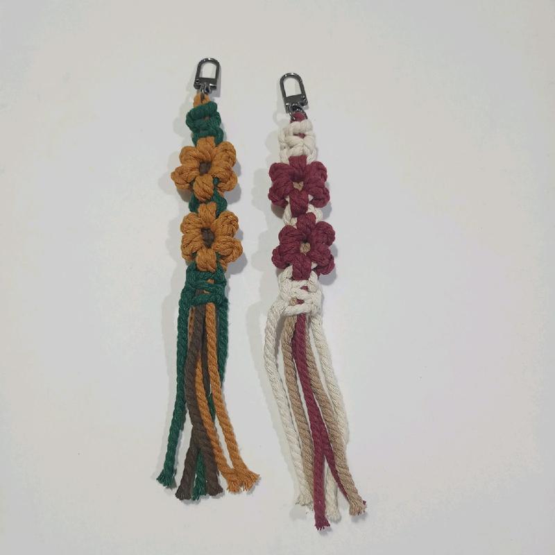 Keychain Bag Charm Gantungan Kunci Tas Macrame Wanita - Shop | Tokopedia