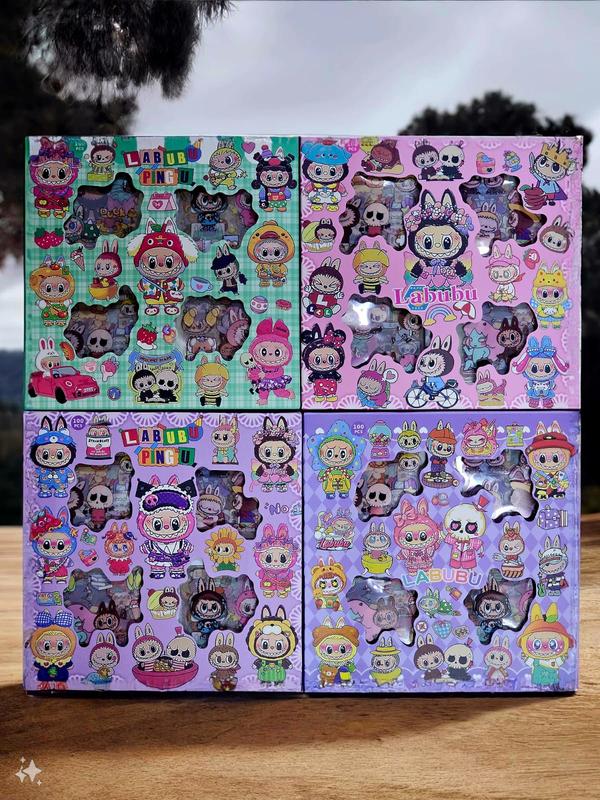 LABUBU STICKER 2D ANTI AIR VIRAL STIKER LABUBU KARTUN AESTHETIC - Shop ...