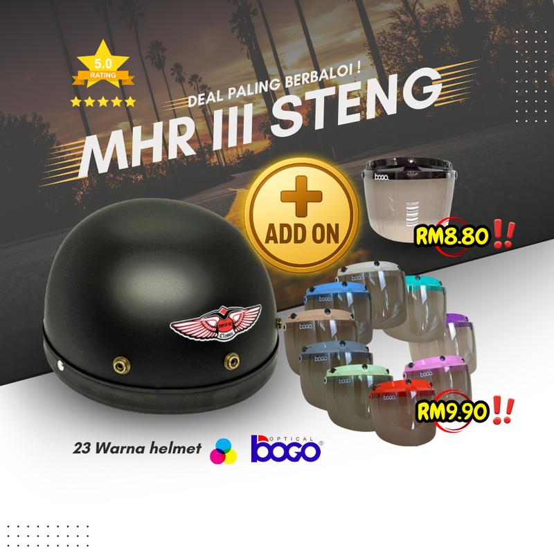 MHR STENG JAMIN 100% ORIGINAL MHR STENG KURA HALF CUT HELMET - TikTok ...