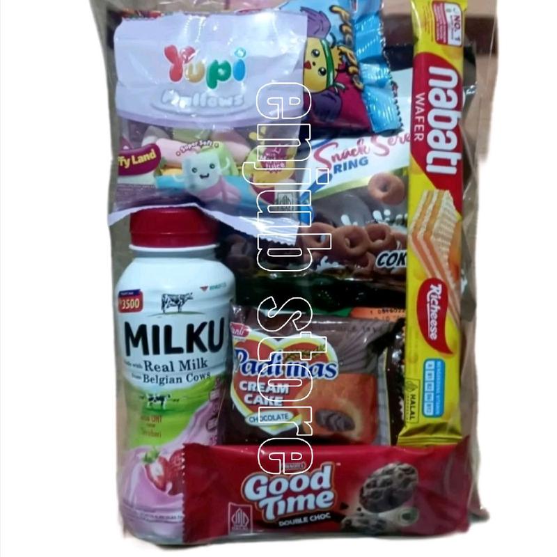 Parsel Snack Ulang Tahun Anak 10 Bungkus Souvenir Hadiah dengan - Shop ...