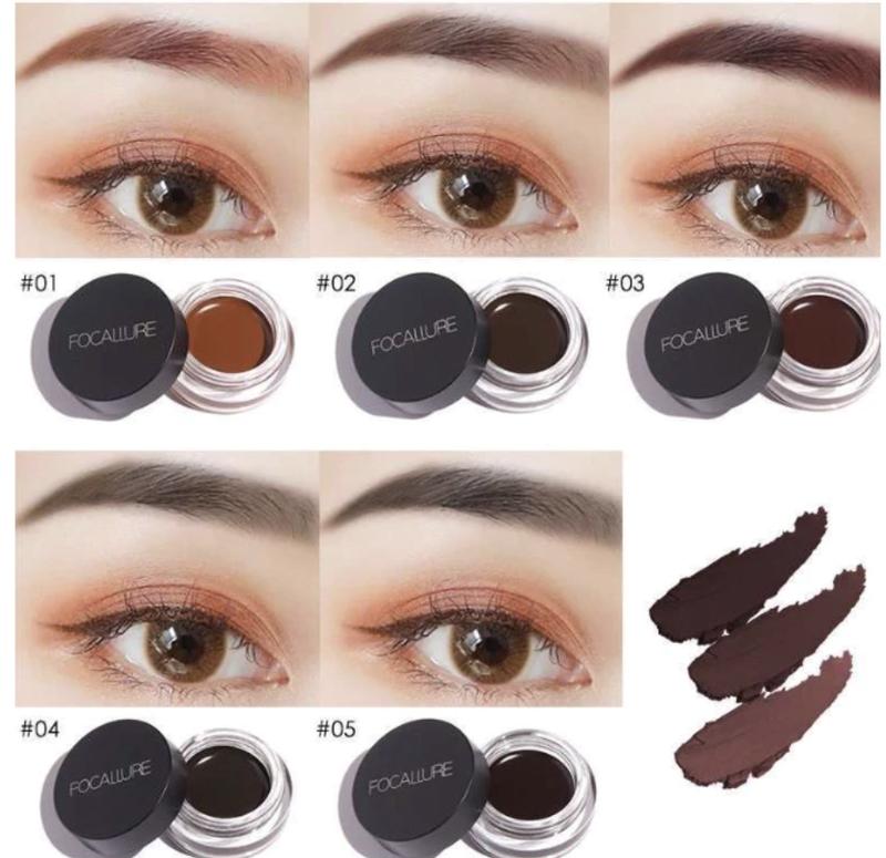 FOCALLURE Eyebrow Gel Brow Pomade Waterproof Gel Alis Pomade - Shop ...