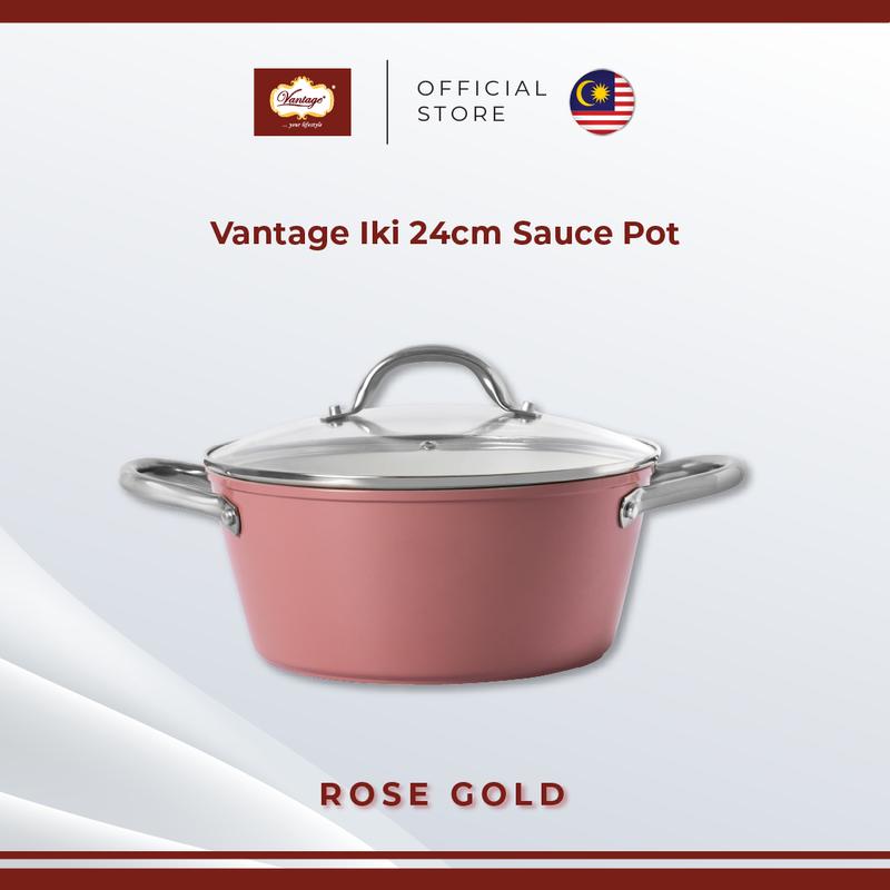 Vantage Iki Rose Gold 24cm Sauce Pot with Induction heat(new - TikTok ...