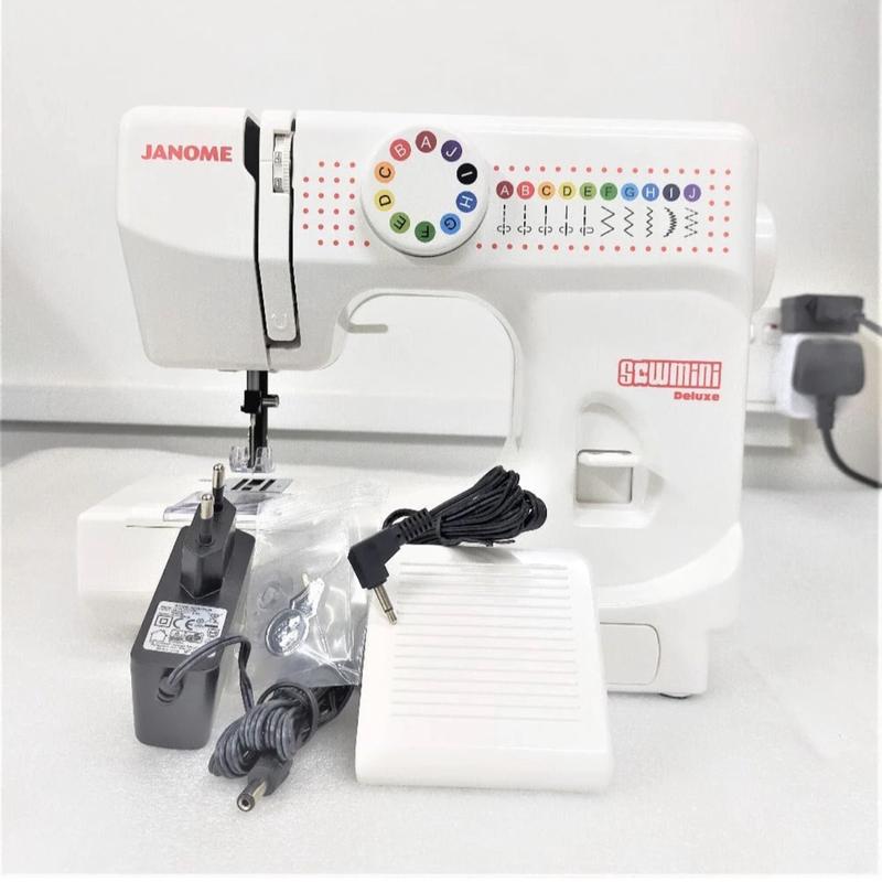 Janome mini Deluxe sewing machine (Kids friendly) - TikTok Shop Singapore