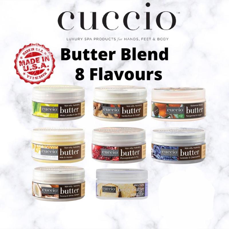 Cuccio Butter Blend Body Cream 8oz 24 hours Hydration Moisturizer Body ...