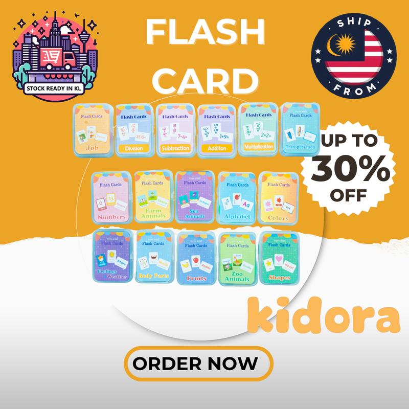 KIDORA Flash Cards for Kids | Flash Card Set | Flash Card fo - TikTok ...