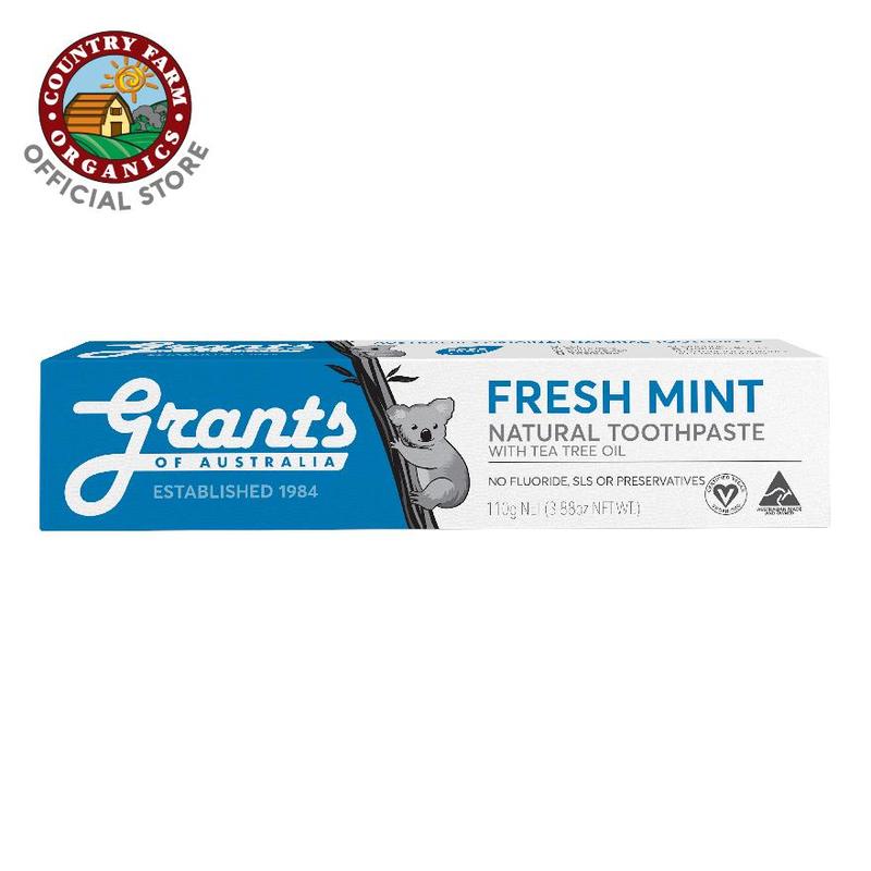 Grant's Fluoride Free Fresh Mint with Tea Tree Oil Toothpast - TikTok ...