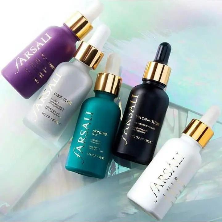 Farsali Serum 24k Gold flixir and purple unicorn and Black essence ...