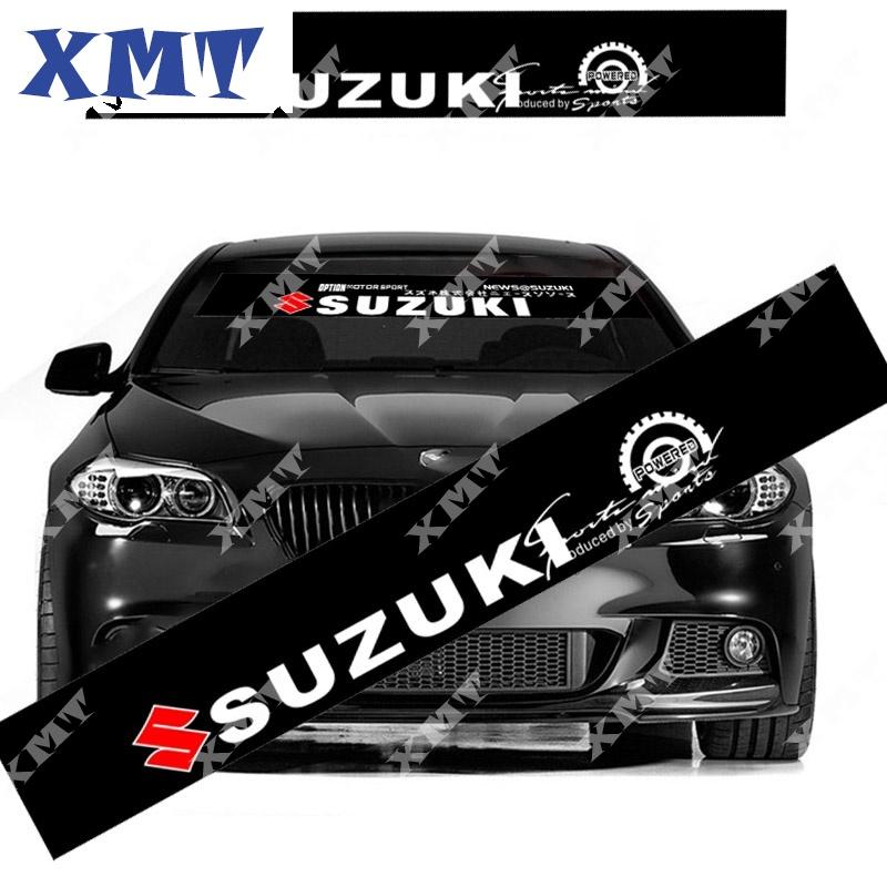 XUMINGTT Car Windscreen Windshield Sticker BLACK Decorative Stickers ...