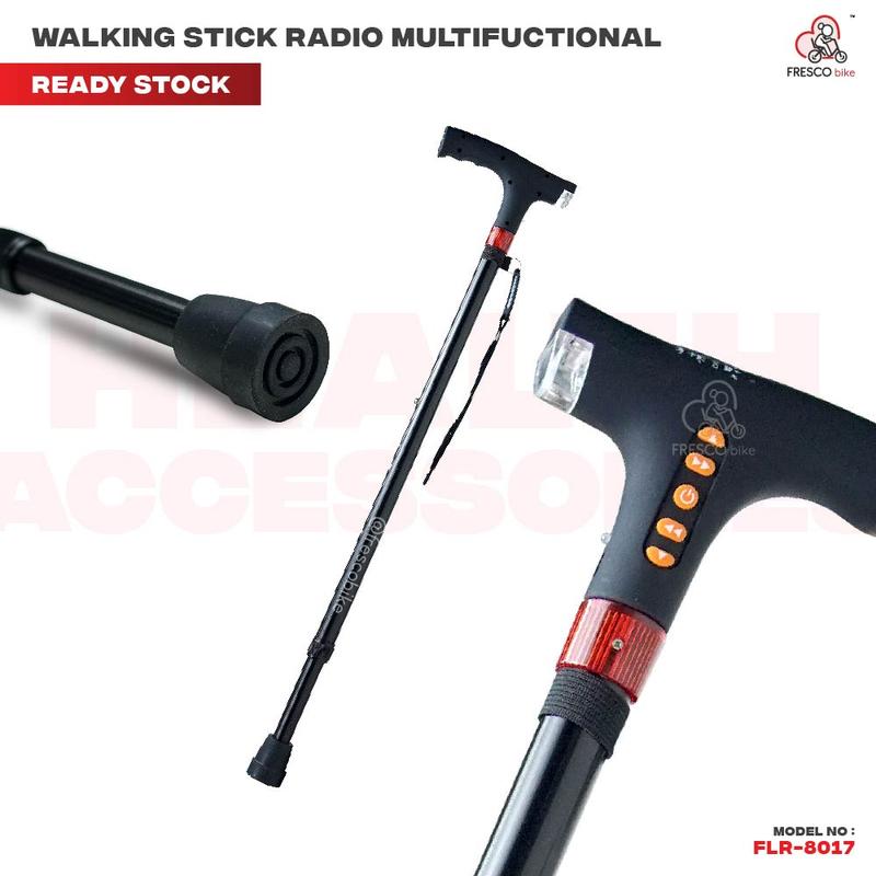 Fresco Walking Stick Radio Multifuctional - TikTok Shop Malaysia