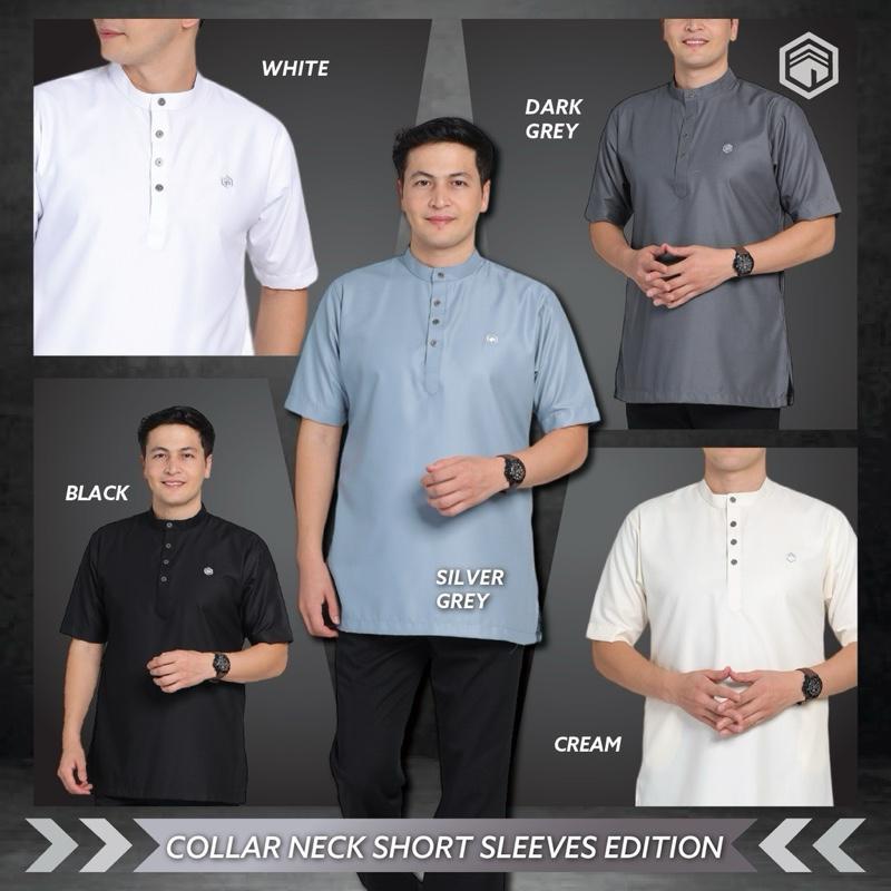Kurta Lelaki Lengan Pendek Coller Kain Cotton - Dewasa, Clothing ...