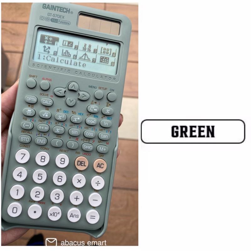 HIJAU @ Kalkulator Saintifik Gaintech GT-570EX Dual Berkuasa - TikTok ...