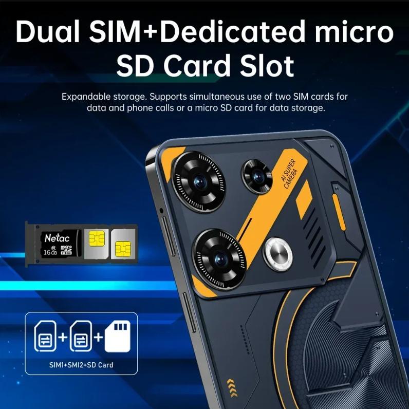 TACNICO G3 MAX 12GB+128GB 5g Android Cell Phone Smartphone Unlocked ...