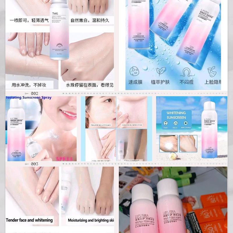 READY Lotion LIFUSHA Spray MAYCREATE Sunscreen 150ml Whitening Semprot ...
