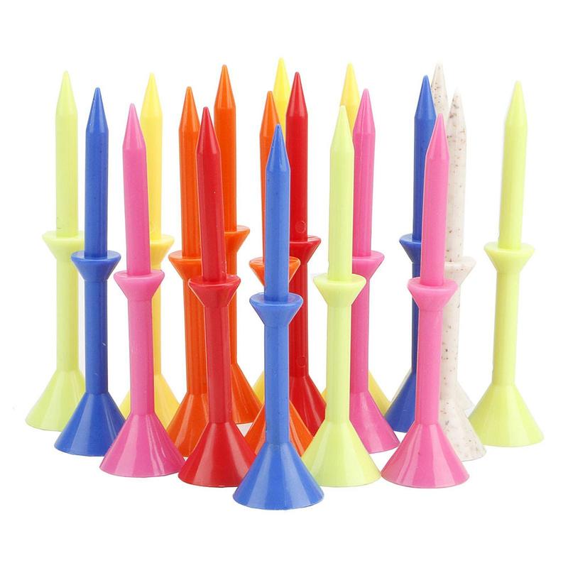 Golf Tees Plastic Long Golf Tees Unbreakable Pack Colored Tees - TikTok ...