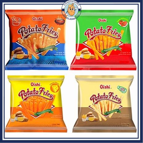 Oishi Potato Fries 50g x 10 - TikTok Shop Singapore