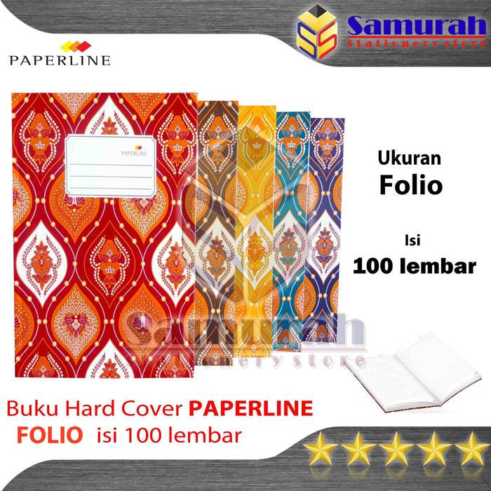 Jual Buku Hard Cover Paperline Folio isi 100 lembar / Buku Akutansi PPL ...