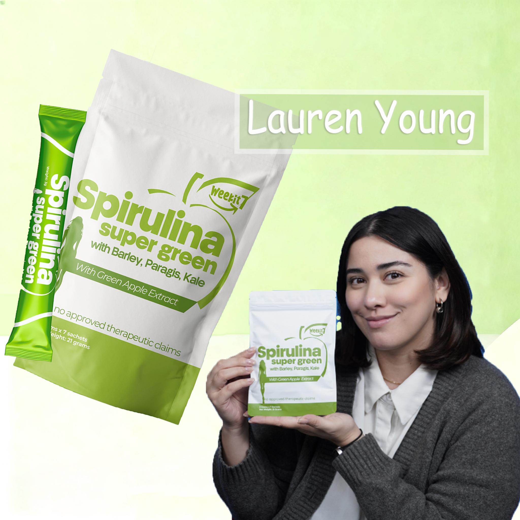 【Buy 1 Get 1】Weekit7 Spirulina Powder with Barley, Paragis, and Kale ...