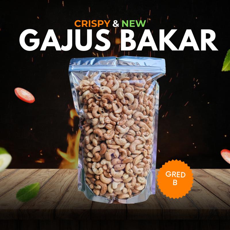 Kacang gajus bakar yang dipanggang rangup tanpa minyak kualitiCashew ...