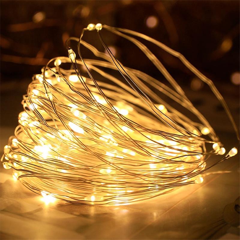 1M 2M 10/20Leds Battery Copper Wire String Lamp Fairy Lights - TikTok ...