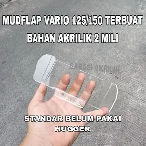 PROMO!!! MUDFLAP VARIO MODEL PANJANG 125 150 AKRILIK VARIO - Shop ...