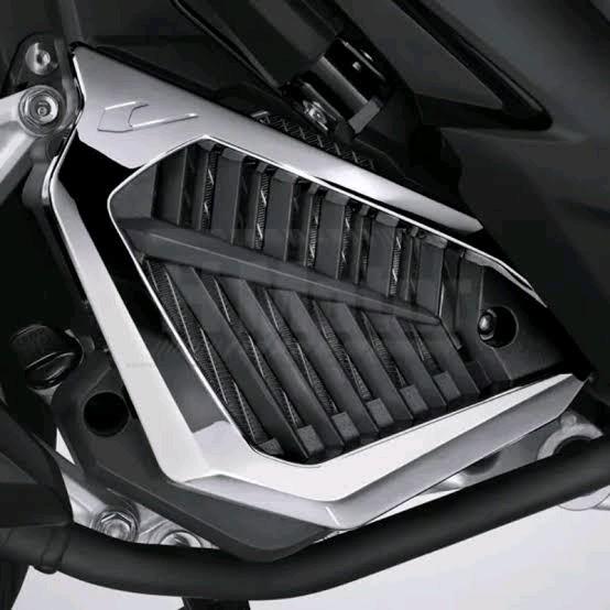 Garnish Cover Radiator Honda New Vario 125 & 150 Esp Chrome Original ...